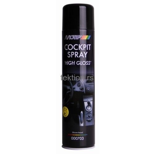 Motip Cockpit High Gloss sprej 600ml. kokpit antistatik visoki sjaj