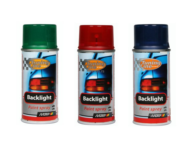 Motip Backlight paint sprej 150ml. boja za stop svetla
