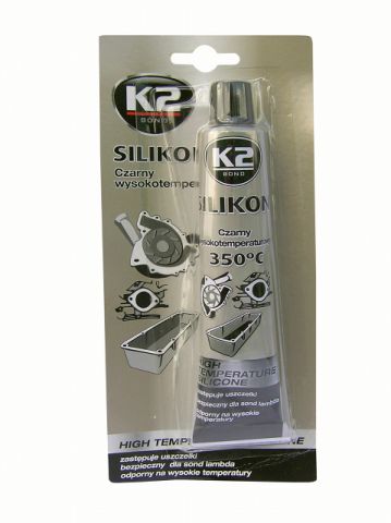K2 Silikon crni hermetik 85gr.