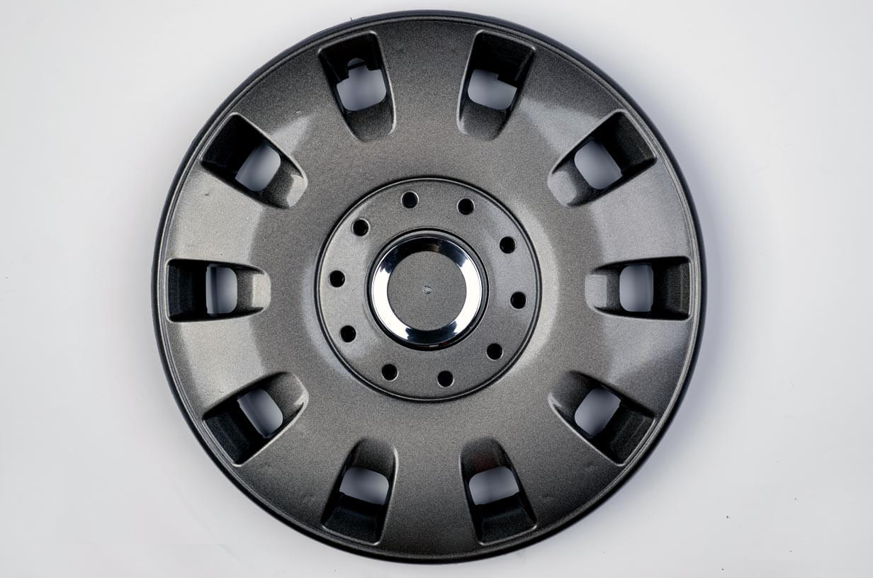 Ratkapne 13" DGH-13-005 grafit sa hrom prstenom set 4 komada