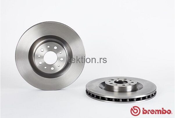 Brembo 09.A444.40 kočioni diskovi par Fiat 500L/Doblo/Opel Combo