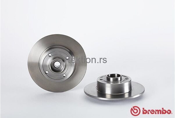 Brembo 08.A141.17 kočioni disk sa ležajem Renault Clio III/Megane II/Modus/Grand Modus/Thalia II/Twingo II/Wind
