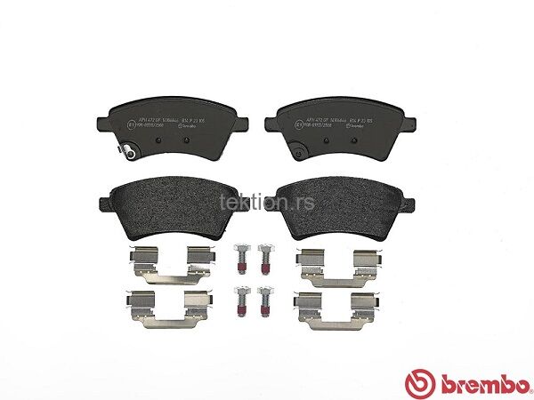 Brembo P 23 105 pločice za kočnice Fiat Sedici/Suzuki SX4