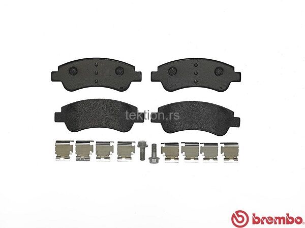 Brembo P 61 082 pločice za kočnice Citroen C3 II/Berlingo/Peugeot 1007/Partner