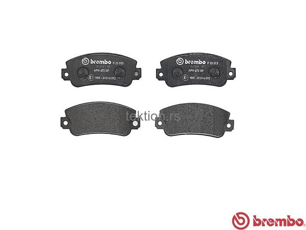 Brembo P 23 013 pločice za kočnice Fiat Panda/Uno