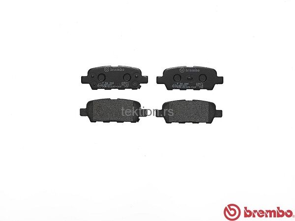 Brembo P 56 046 pločice za zadnje kočnice Nissan Qashqai/X-Trail