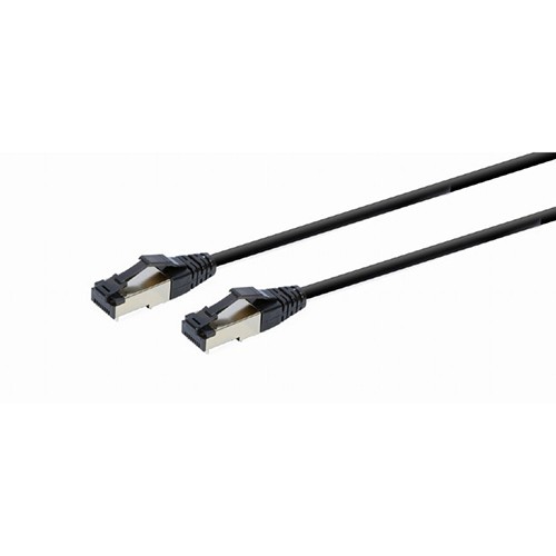 Gembird S/FTP Cat. 8 LSZH patch cord, black, 2 m | PP8-LSZHCU-BK-2M