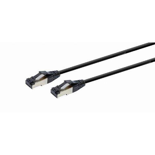 Gembird S/FTP Cat. 8 LSZH patch cord, black, 10 m | PP8-LSZHCU-BK-10M