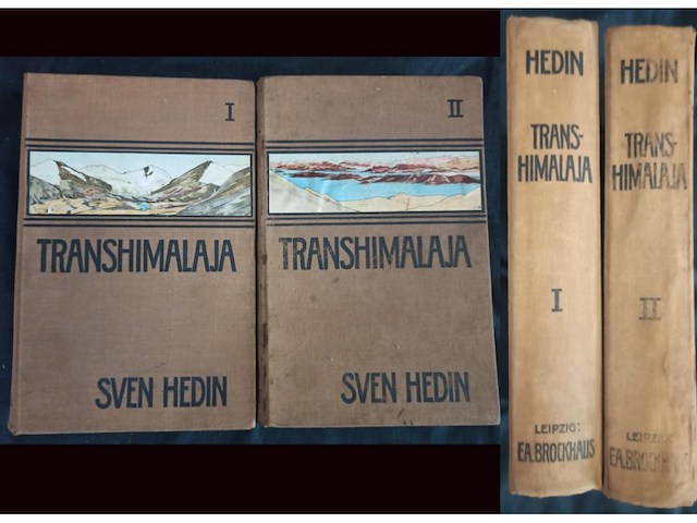 Transhimalaya 1 - 2  Sven Hedin  (gotica)