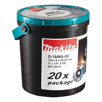 Makita brusni diskovi sa presovanim centrom 125mm 20/1 D-18465-20