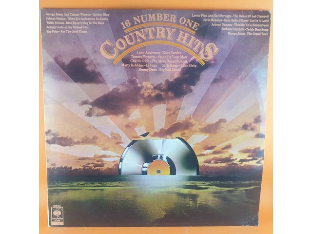 Various ‎– 16 Number One Country Hits, LP
