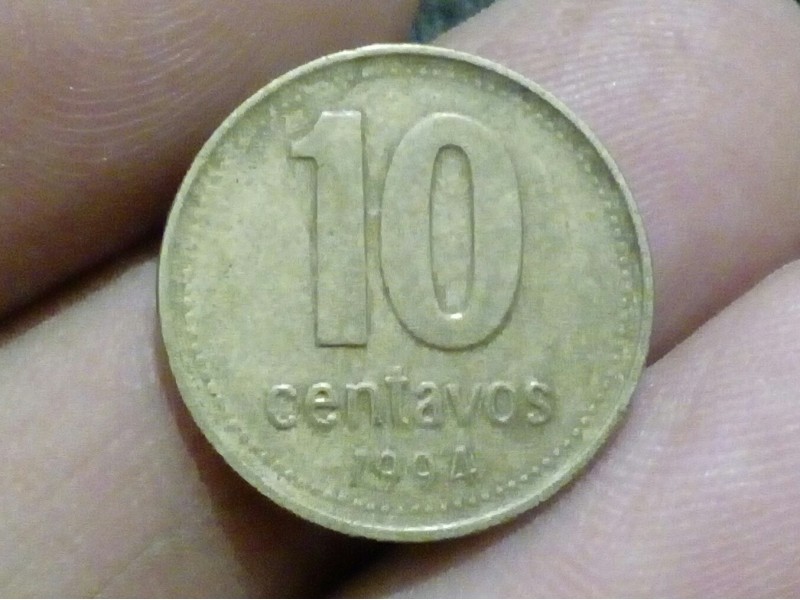 Argentina, 10 centavos 1994