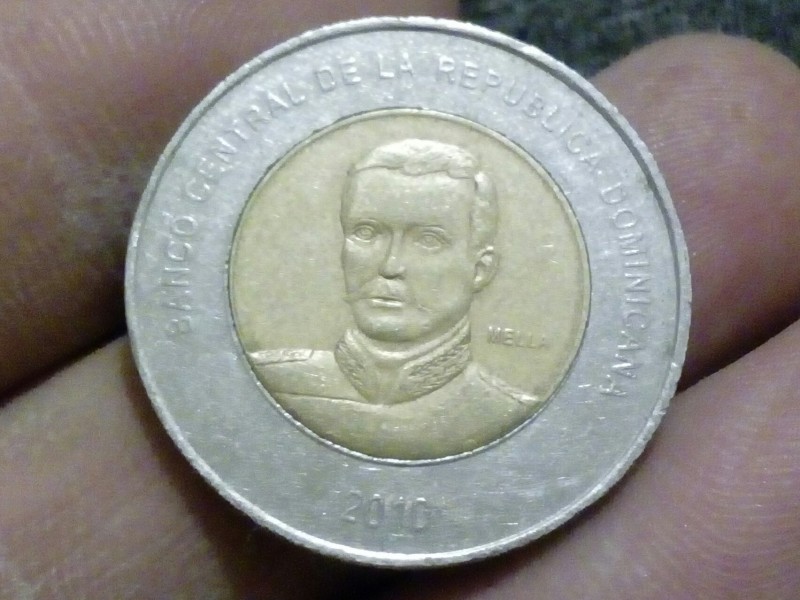 Dominikanska Republika, 10 pesos 2010