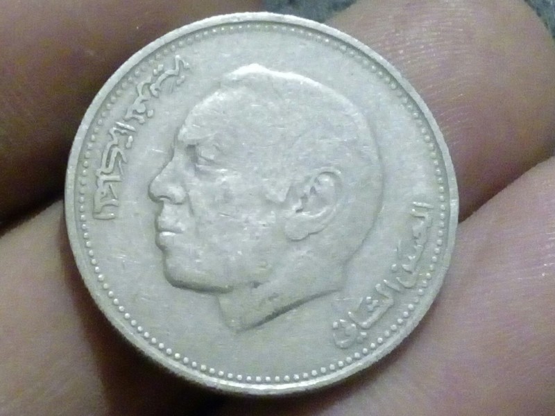 Maroko, 1 dinar 1987