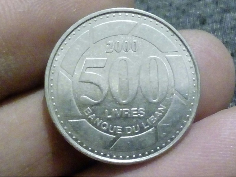 Liban, 500 livres 2000