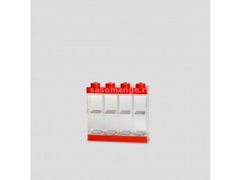 LEGO izložbena polica za 8 minifigura: Crvena