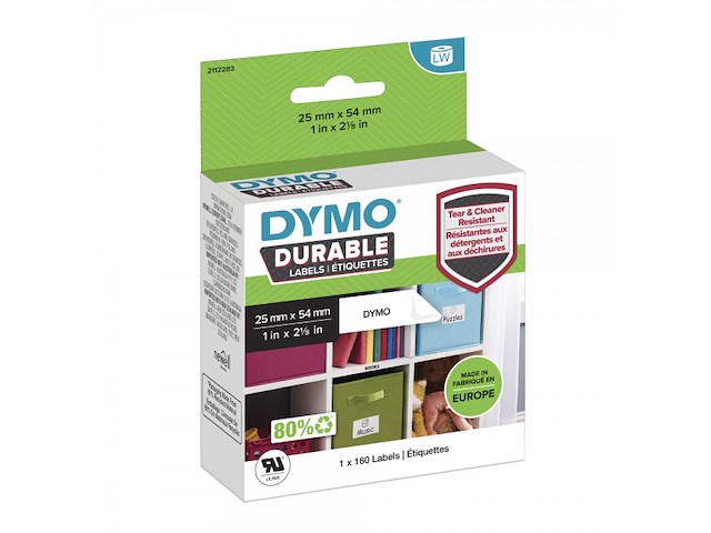 DYMO DURABLE ETIKETE LW - 25 x 54mm