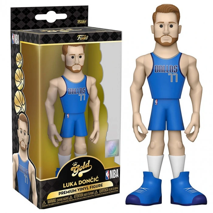 Luka Dončić 77 Dallas Mavericks Funko POP! Gold Premium Figura 13 cm