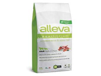 Alleva hrana za pse EQUILIBRIUM SENSITIVE Adult Medium/Maxi - jagnjetina i okeanska riba 12kg