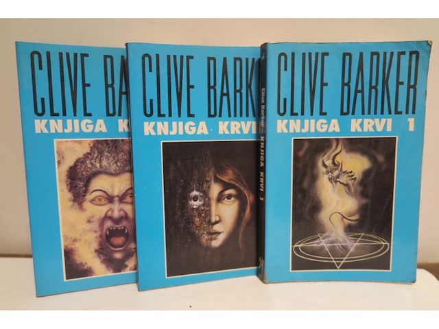 Clive Barker, Knjiga krvi I-III