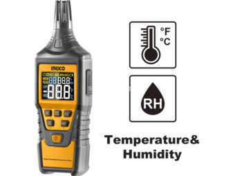 Digitalni merač vlažnosti i temperature HETHT01 INGCO