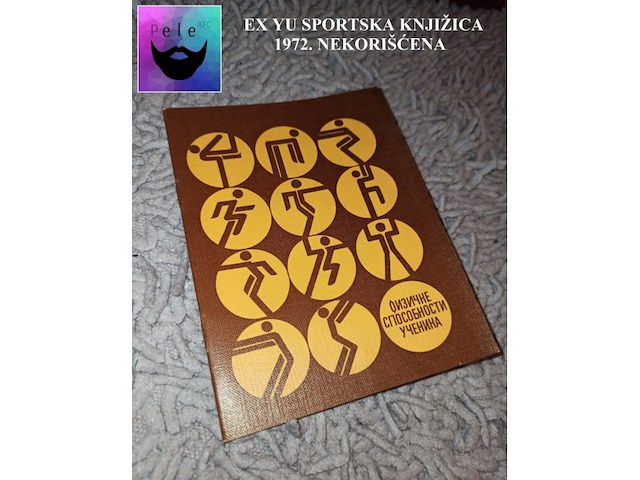 EX YU sportska knjizica 1972. NEKORISCENA - RARITET