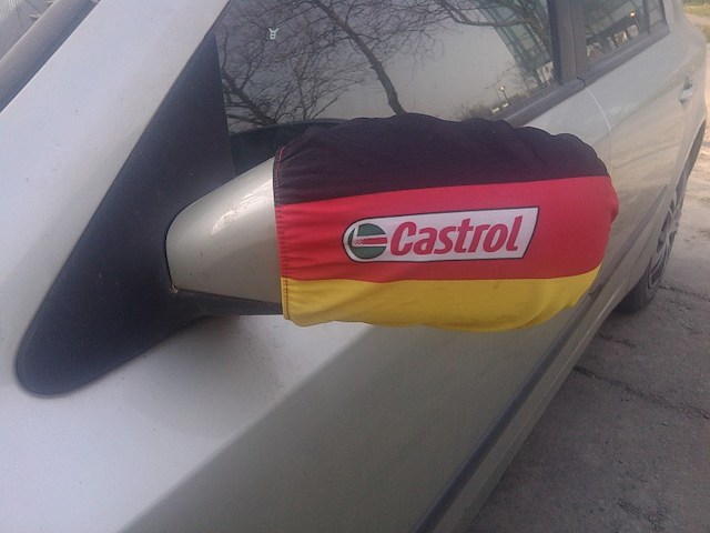 Auto navlaka za retrovizor,boje kao nemacka zastava