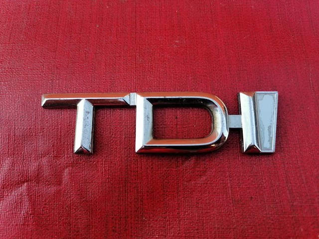Natpis TDi za gepek vrata Audi A3 8L 1.9 TDi