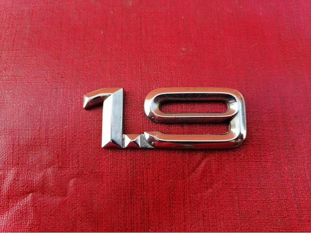Natpis 1.9 za gepek vrata Audi A3 8L 1.9 TDi