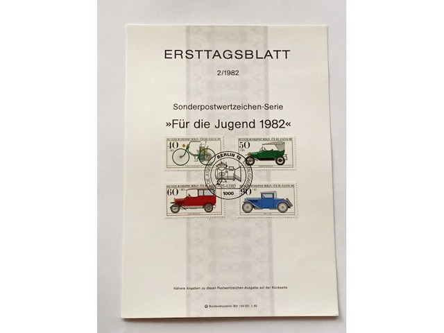 ETB Nemačka - Automobili - Oldtajmeri - 1982.g -