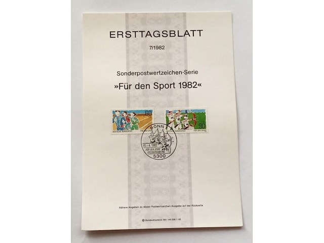 ETB Nemačka  - Sport - Maraton - Streljaštvo - 1982.g