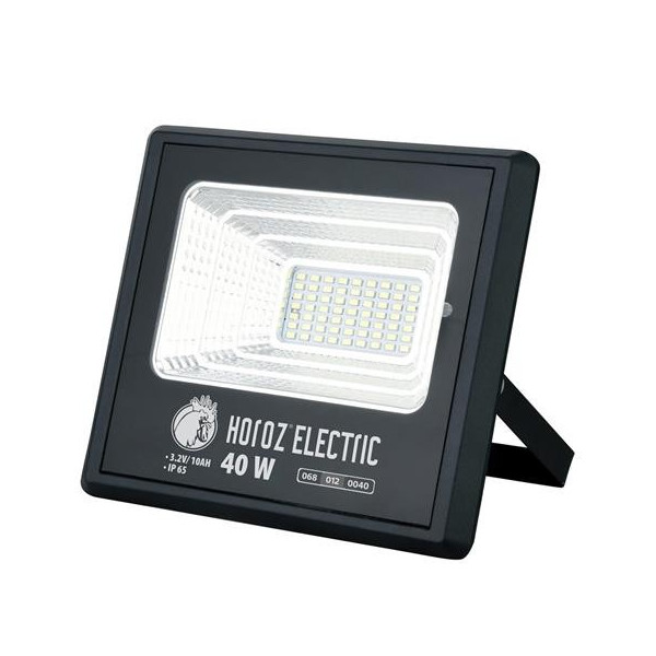 Solarni LED reflektor TIGER 40W 6400K sa solarnom pločom i daljinskim