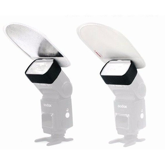 Godox MRF-01 White Diffuser Silver Speedlite Reflector