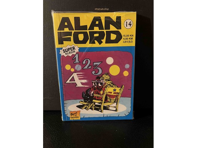 Alan Ford Super Klasik 14 - 1, 2, 3, 4