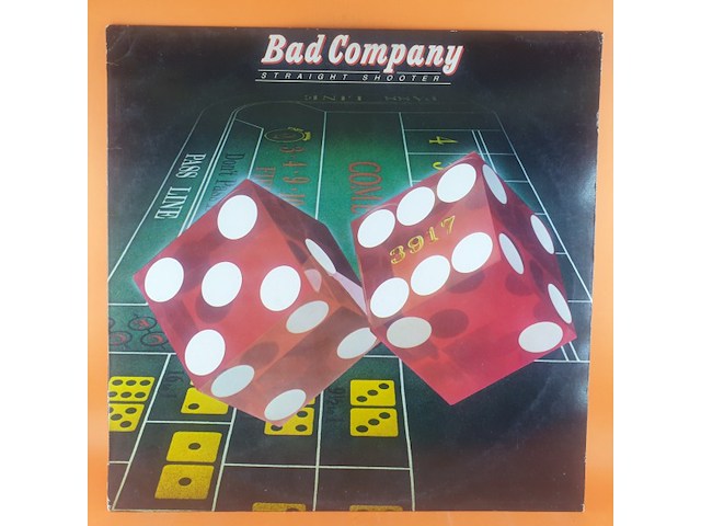 Bad Company (3) ‎– Straight Shooter, LP