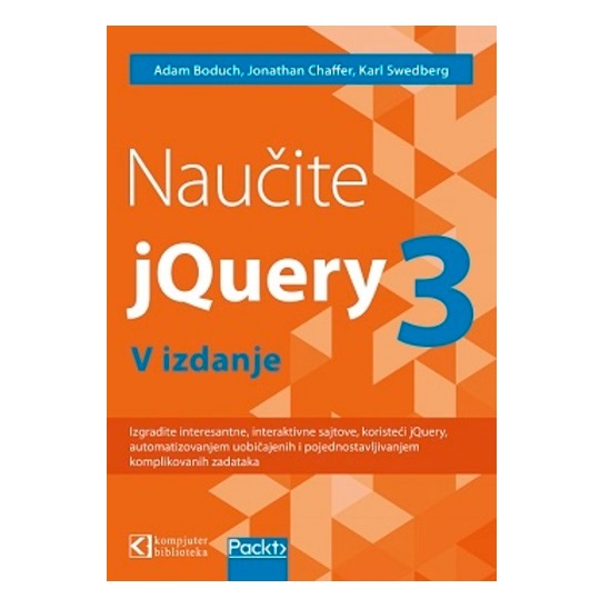 Naučite jQuery 3, Adam Boduch, Jonathan Chaffer, Karl Swedberg