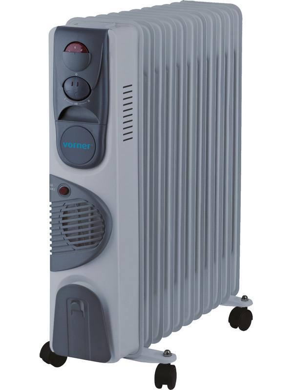 Uljni radijator VORNER - VRF-0437 sa ventilatorom, 2500w+400w