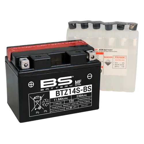 Akumulator BS 12V 11.2Ah gel BTZ14S-BS levi plus (150x88x110) 230A