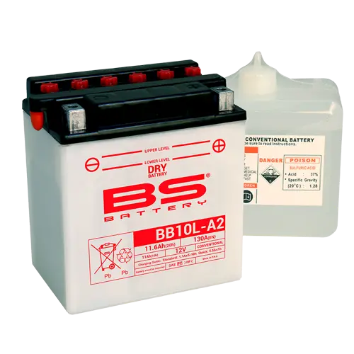 Akumulator BS 12V 11Ah kis. sa kiselinom BB10L-A2 desni plus (135x90x145)