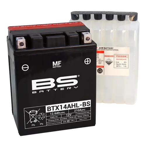 Akumulator BS 12V 12Ah gel BTX14AHL-BS desni plus (133x90x164) 210A