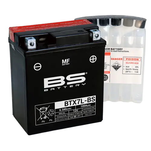 Akumulator BS 12V 6Ah d gel BTX7L-BS desni plus (113x70x130) 85A