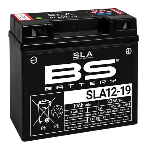 Akumulator BS za BMW 12V 19Ah SLA12-19 desni plus (182x77x168)