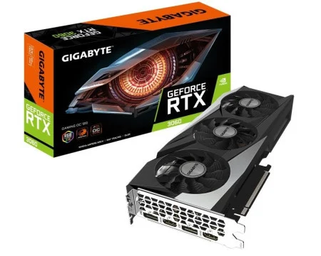 Gigabite RTX 3060 nVidia GeForce gaming OC 12GB 192bit GV-N3060GAMING OC-12GD rev 2.0 LHR grafička kartica