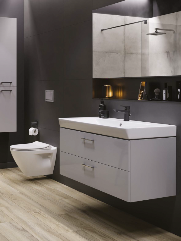 CERSANIT SET B350 KABINET+LAVABO 80 GREY