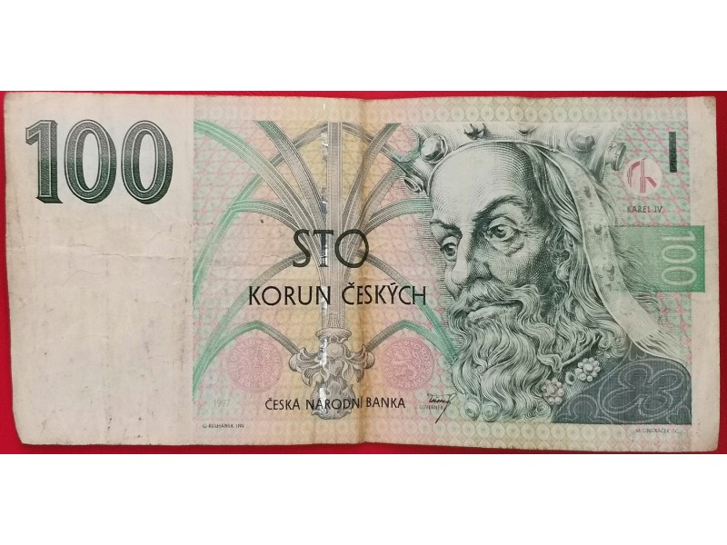 Češka-Czech Republic 100 Korun 1997.