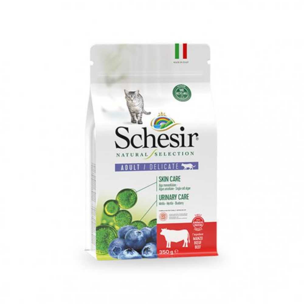 Schesir Natural Selection Adult Cat - govedina 350g