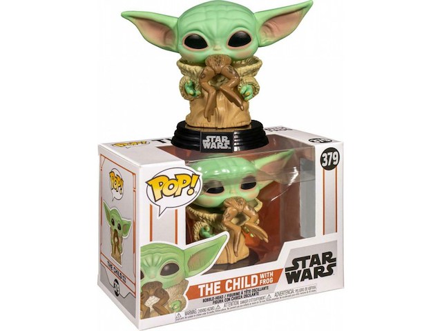 Star Wars POP! Mandalorian Baby Yoda with Frog 9cm