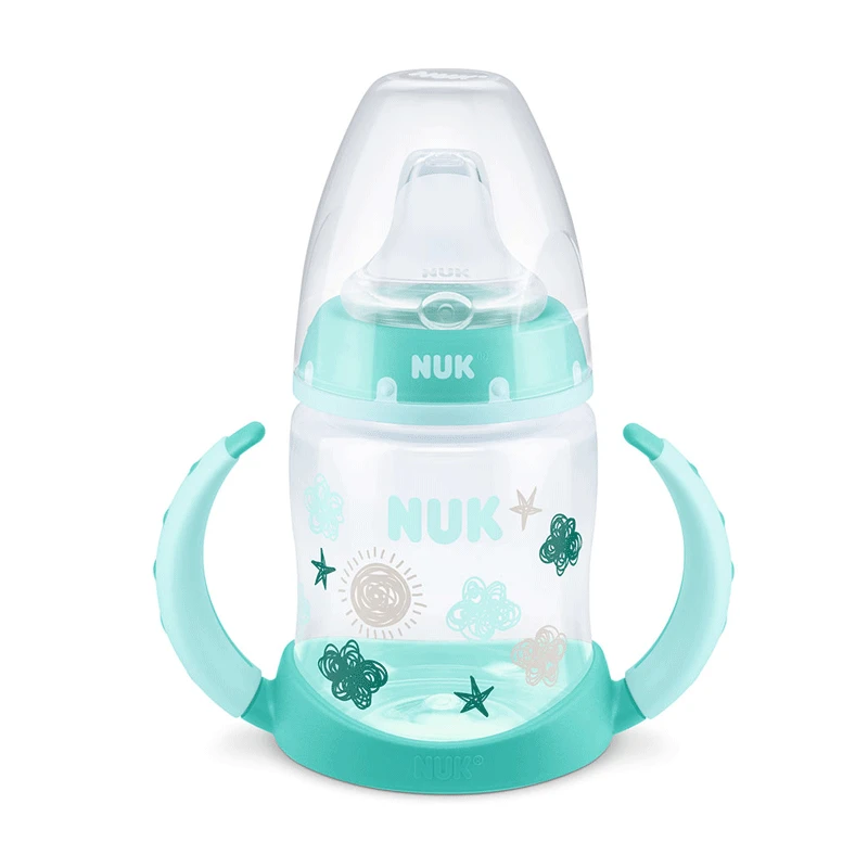 Nuk flašica sa ručkama i indikatorom temperature Mint, 6-18m