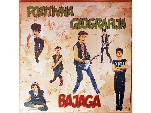 LP BAJAGA - Pozitivna geografija, ODLIČNA + AUTOGRAM !!