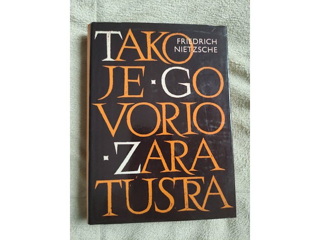 Tako je govorio Zaratustra,Friedrich Nietzsche